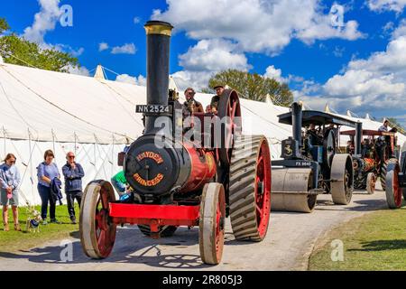 1901 Marshall traction engine 'Hayden Princess' parading at Abbey Hill ...