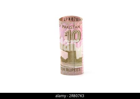 Pakistani Rupees, Pakistani currency notes, 10 Rupees Stock Photo - Alamy