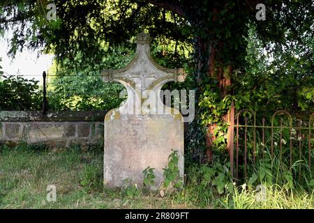 Headstone marking the grave of Christopher Wordsworth, younger brother ...