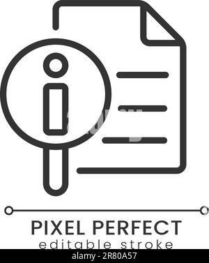 Information retrieval logo design with editable slogan. Branding book ...