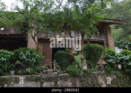Old street in Dong Van ancient town. Ha Giang, Vietnam Stock Photo - Alamy