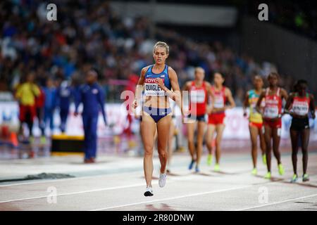 Colleen Quigley participating in the 3000 Metres Steeplechase at the ...