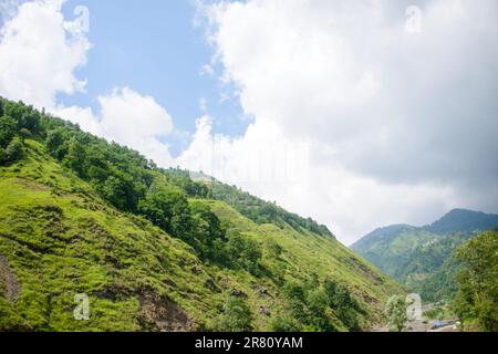 Mountains and Vellay in Nathia Gali, Abbottabad, Pakistan Stock Photo ...
