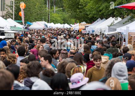 Seattle, USA. 7 Jun, 2023. The iconic annual center of the universe ...