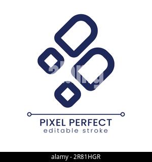 Shoe shine service pixel perfect white linear ui icon for dark theme ...