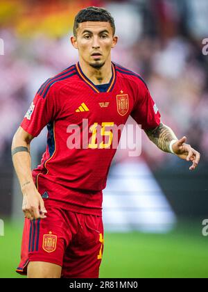ROTTERDAM - Yeremy Pino of Spain during the UEFA Nations League final ...