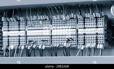 Box for wires of distribution of an electricity, PLC Control panel with ...