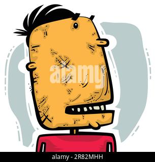 portrait male cartoon image Stock Vector Image & Art - Alamy