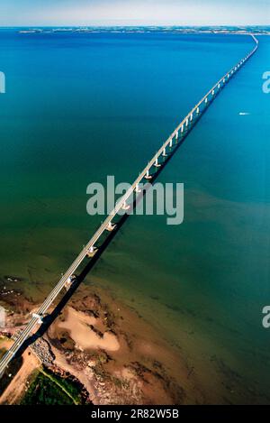 Aerial of Confederation Bridge, PEI, Canada Stock Photo - Alamy