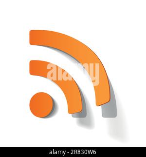 Pictograph of RSS Stock Vector Image & Art - Alamy