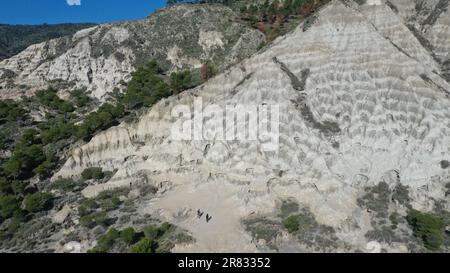 Beautiful aerial views of the south of italy in Palizzi Marina near ...