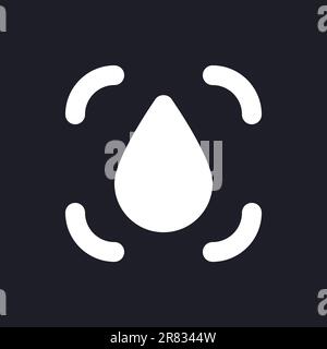 Blur transition pixel perfect white linear ui icon for dark theme Stock Vector Image & Art - Alamy