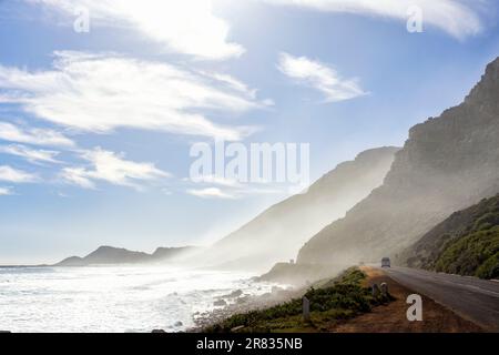 Main Road (M65) going through the village of Misty Cliffs near Cape ...