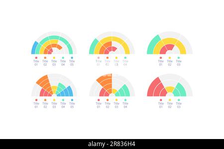 Semi circle infographic chart design template Stock Vector Image & Art ...