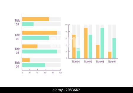 Clustered column infographic chart design template Stock Vector Image ...