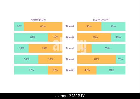 Mirror rectangular infographic chart design template for dark theme Stock Vector Image & Art - Alamy