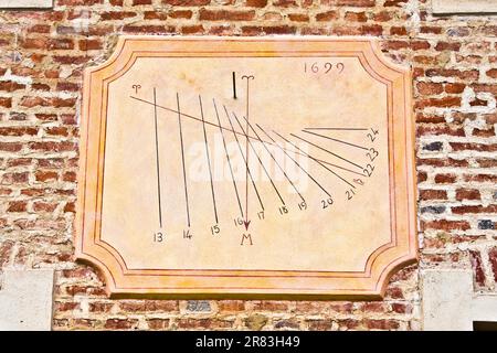 Traditional Italian sundial, a good symbol of anything related to time ...