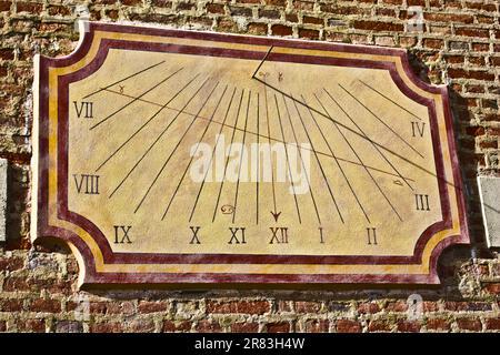 Traditional Italian sundial, a good symbol of anything related to time ...