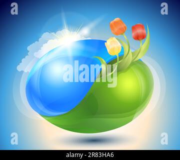 Yin Yang icon vector image. Suitable for mobile apps, web apps and ...