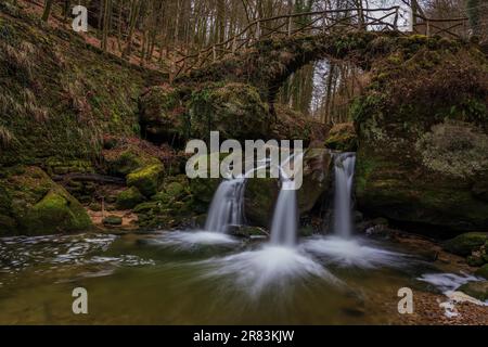 The Schiessentuempel is a small and picturesque waterfall on the Black ...