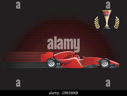 vector illustration of formula 1. (Simple gradients only - no gradient ...