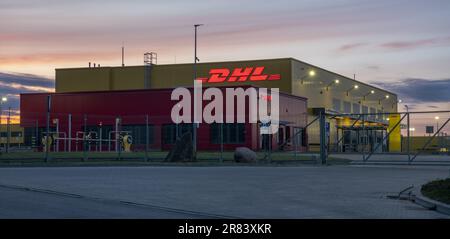 DHL Parcel logistics centers Stock Photo - Alamy