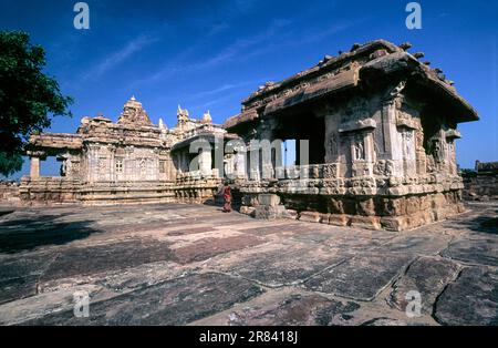 8th century Virupaksha Temple in Pattadakal, Karnataka, India, Asia ...