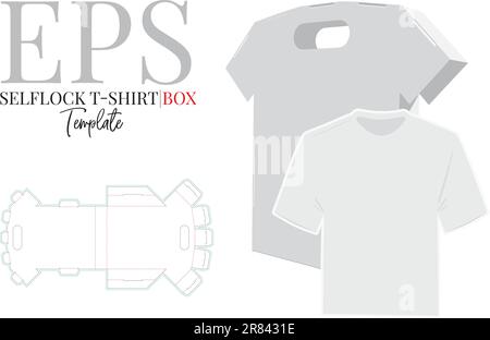Self locking Box Template, Vector with die cut, laser cut layers. Self ...