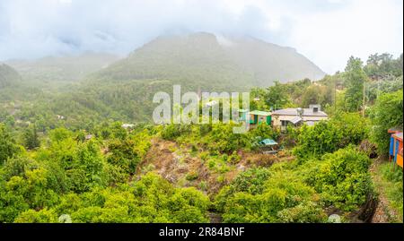 View of Dam on Dimcay River in Alanya region. Famous local place, the ...