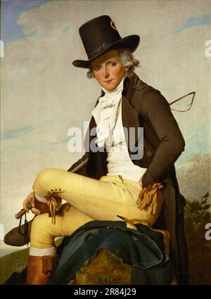 Jacques-Louis David - Portrait Pierre Seriziat 1795 Stock Photo - Alamy
