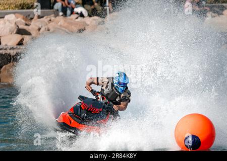 Limassol, Cyprus - November 26, 2022: Jet ski rider during races Stock ...