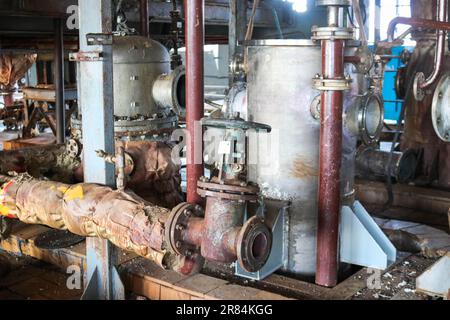 Repair of chemical process equipment of pipelines, pumps, tanks, heat ...