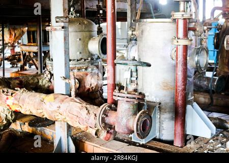 Repair of chemical process equipment of pipelines, pumps, tanks, heat ...