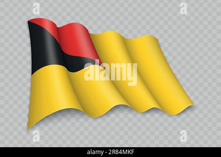 Negeri sembilan state isolated on malaysia map. Gray background ...