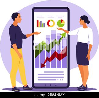 Business people investing into innovation with high potential ...