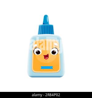 glue bottle supply kawaii Stock Vector Image & Art - Alamy