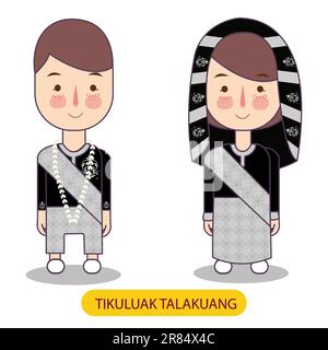 Traditional dress native tribe form Indonesian Java Javanese boy and ...