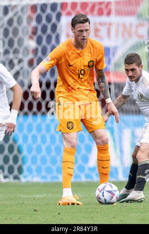ENSCHEDE, NETHERLANDS - JUNE 18: Wout Weghorst of the Netherlands ...