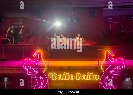 Scene from the musical BAILO BAILO, I Dance I Dance, based on the life ...