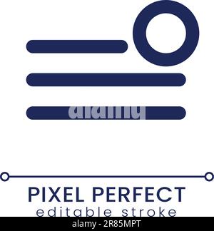 Notification from main menu pixel perfect white linear ui icon for dark theme Stock Vector Image ...