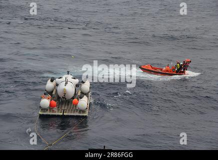The Oceangate submersible "Titan". The United States Coast Guard is ...