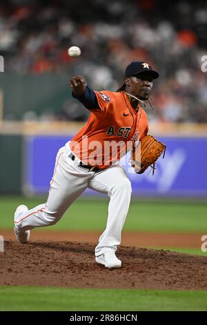 Houston Astros relief pitcher Rafael Montero (47) in the top of the ...