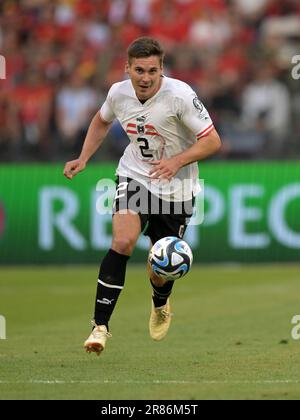BRUSSELS - Maximilian Wober of Austria during the UEFA EURO 2024 ...