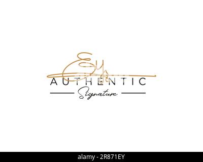 EY Signature Logo Template Vector Stock Vector Image & Art - Alamy