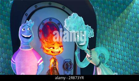 ELEMENTAL, Ember (voice: Leah Lewis), 2023. © Walt Disney Studios ...