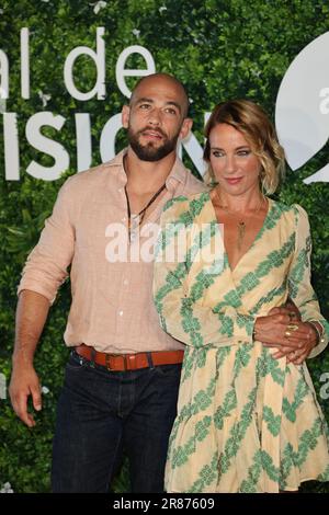 Moïse Santamaria and Emma Colberti attend the "Un Si Grand Soleil ...