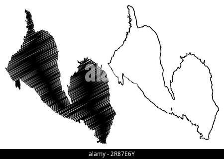 Lake Almanor Reservoir (United States of America, North America, us ...