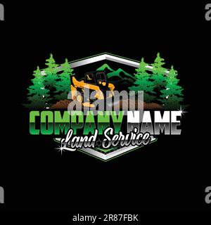 Land Service or Land Clearing Company Logo Stock Vector Image & Art - Alamy