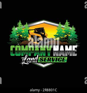 Land Service or Land Clearing Company Logo Stock Vector Image & Art - Alamy