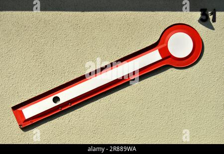 Sign : Railway main signal Stock Photo - Alamy